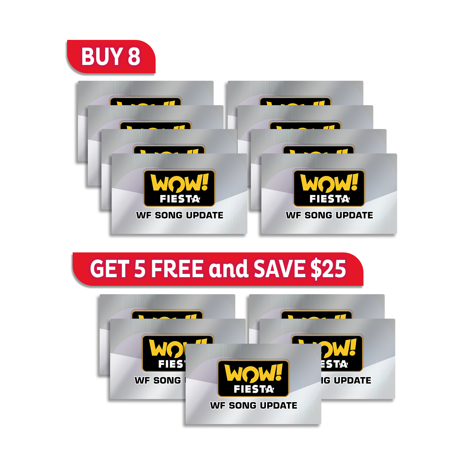 8+5 WOW! Fiesta Song Update Bundle